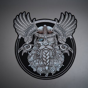VIKING WING Large Back Patch for Custom Biker Vest - Etsy