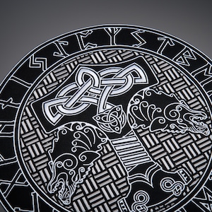VIKING THOR Large Back Patch for Custom Biker Vest - Etsy