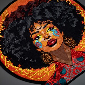 Afro Queen Iron-on Back Patch: 70s Style, Large - Etsy