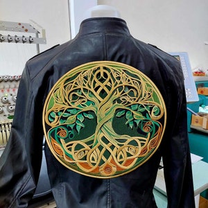 CELTIC TREE of Life Back Patch Applique Thermocollante - Etsy