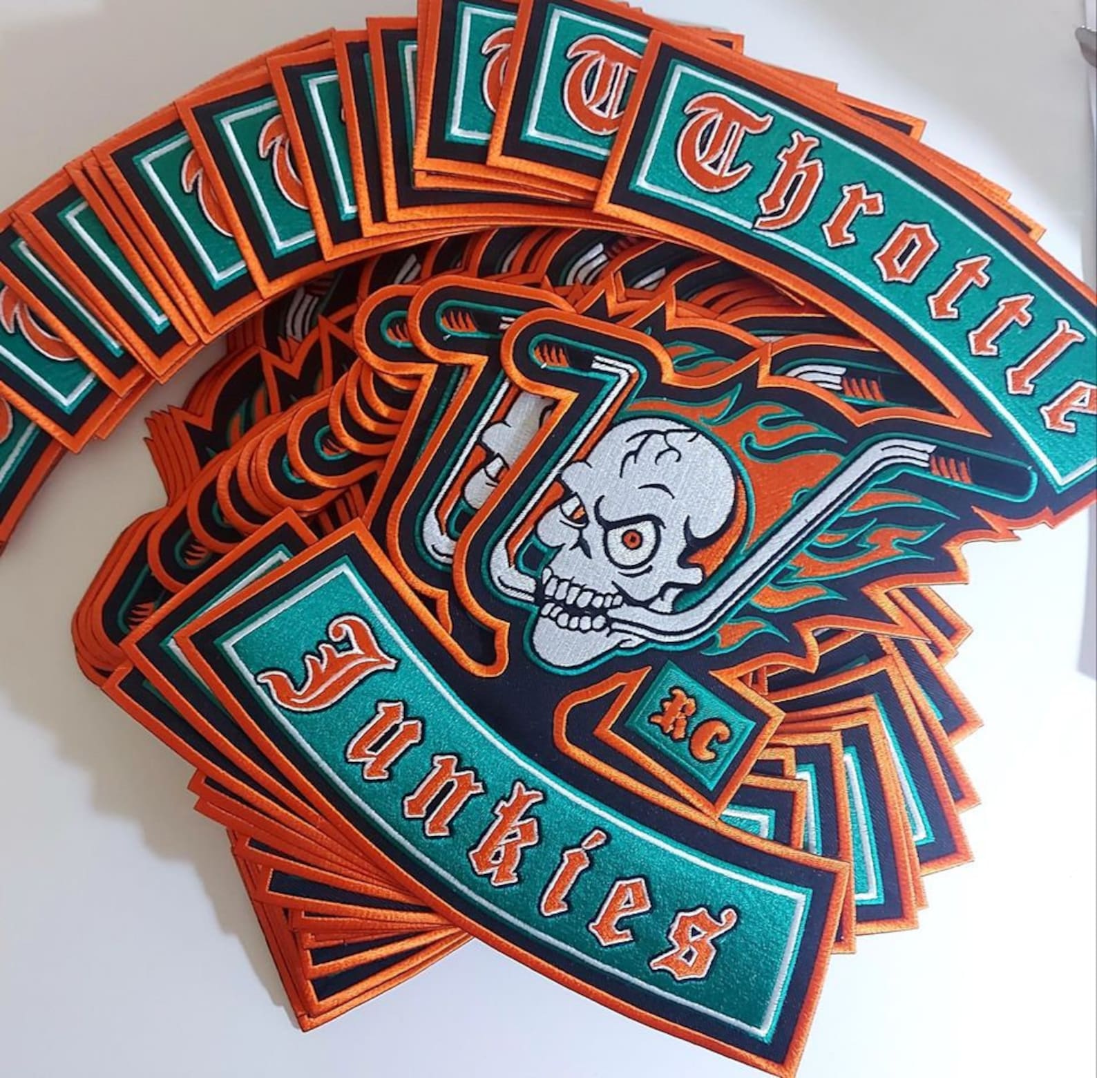 Custom Patches for Bikers, Motocycles Jacket, Large Patch, Back Patch ...