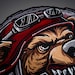 ENGINE BEAR Large Back Patch - Etsy