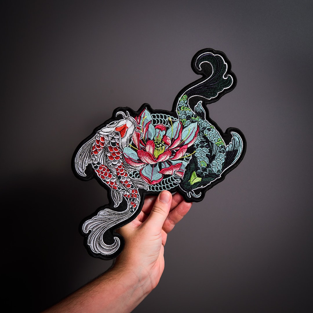 KOÏ CARPS Patch for Custom Vest - Etsy