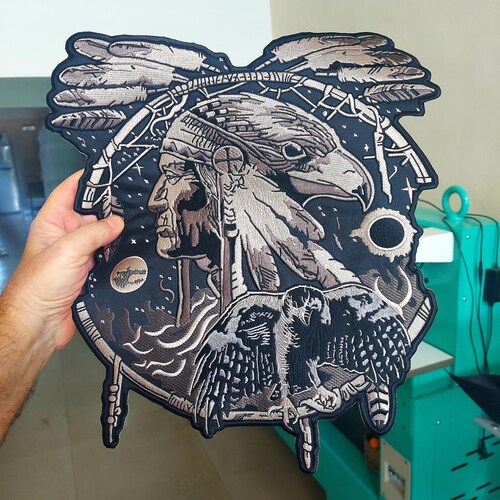 NATIVE INDIAN Large Back Patch for Jacket - Etsy