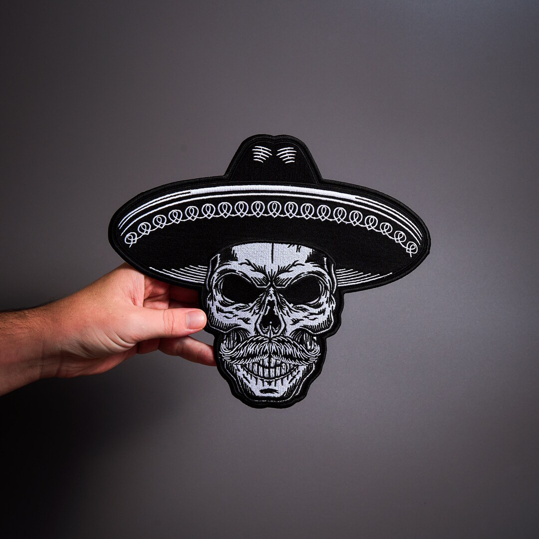 BOMBONEROS Large Back Patch for Custom Biker Vest - Etsy