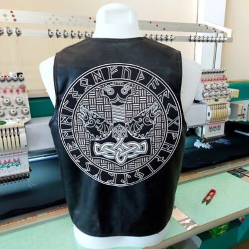 VIKING THOR Large Back Patch for Custom Biker Vest - Etsy