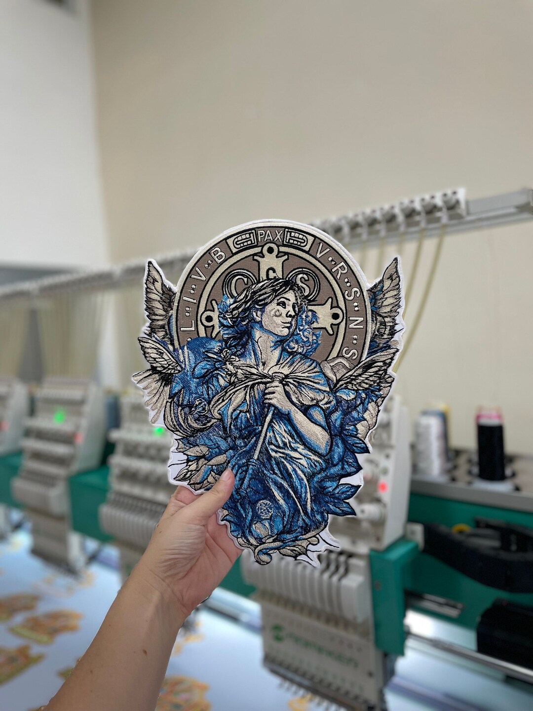 Intricate Satanic Angel Patches for Superior Protection - Etsy