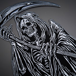 REAPER Large Back Patch for Custom Biker Vest - Etsy