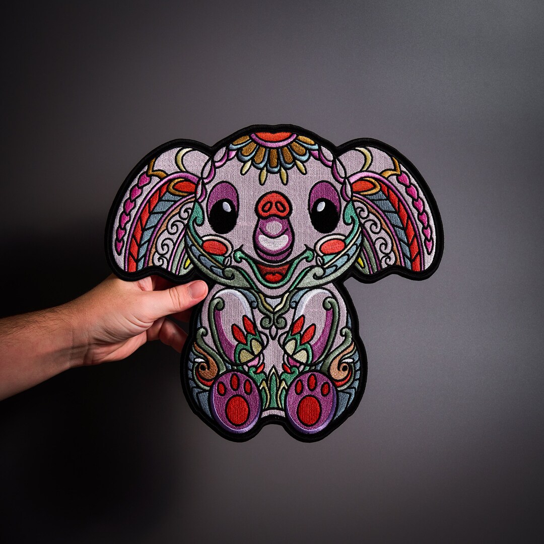 Cute Elephant Patches Applique for Custom Jacket - Etsy