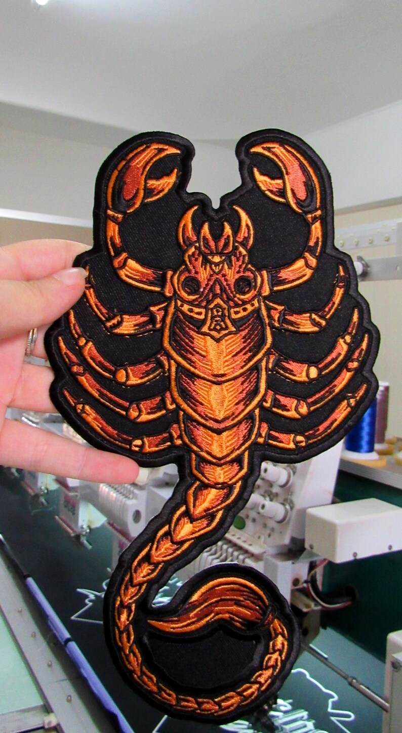 SCORPION Large Patch for Vest - Etsy