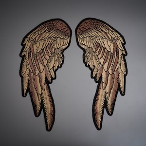 Angel Wings Patch Large Back Patch for Jacket - Etsy