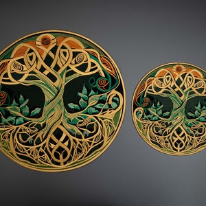 CELTIC TREE of Life Back Patch - Applique Thermocollante Brodée Pour ...