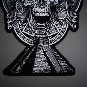 PYRAMID SKULL Skull Large Back Patch Iron-on Custom - Etsy