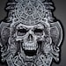 PYRAMID SKULL Skull Large Back Patch Iron-on Custom - Etsy