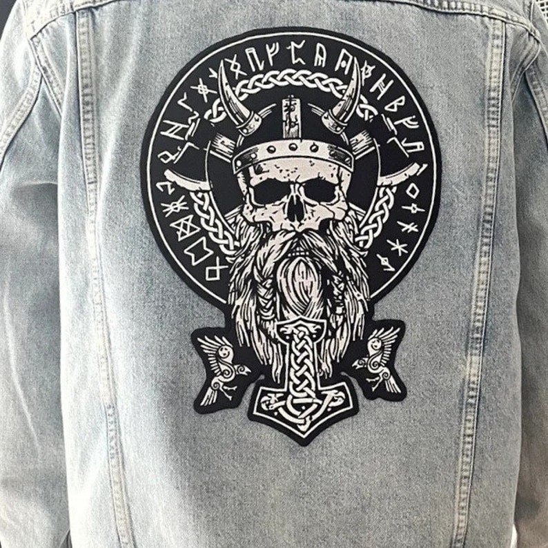 Odin Large Back Patch for Vest - Etsy