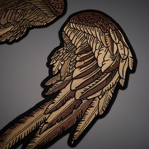 Angel Wings Patch Large Back Patch for Jacket - Etsy