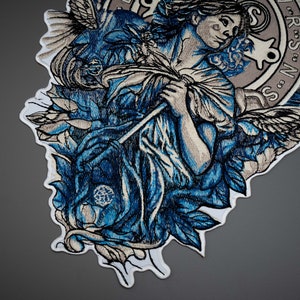 Intricate Satanic Angel Patches for Superior Protection Unique and Edgy ...