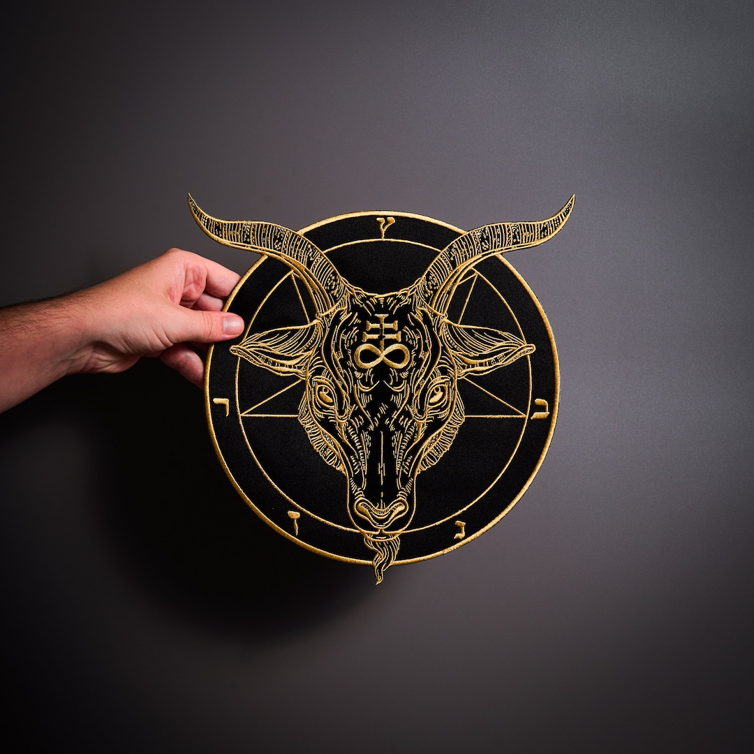 PENTAGRAM Large Back Patch Pour Gilet De Motard Personnalisé - Etsy