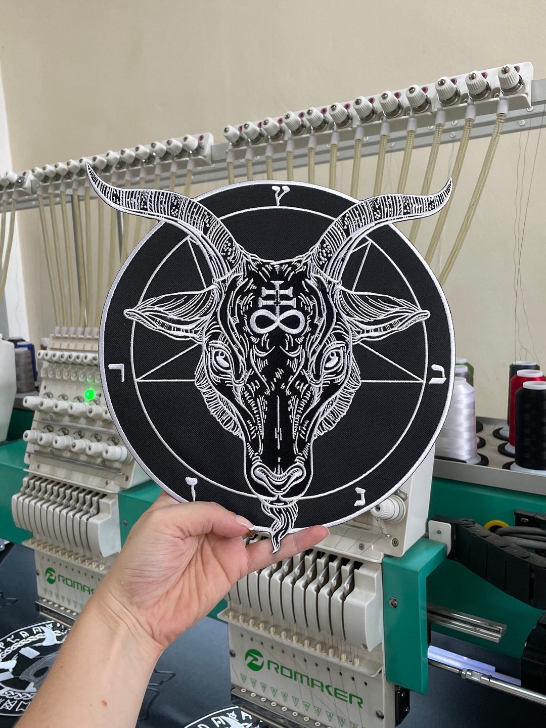 PENTAGRAM Large Back Patch Pour Gilet De Motard Personnalisé - Etsy