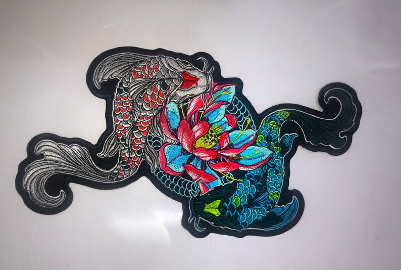 KOÏ CARPS Patch for Custom Vest - Etsy