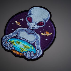 ALIEN GET EARTH Patch for Vest - Etsy
