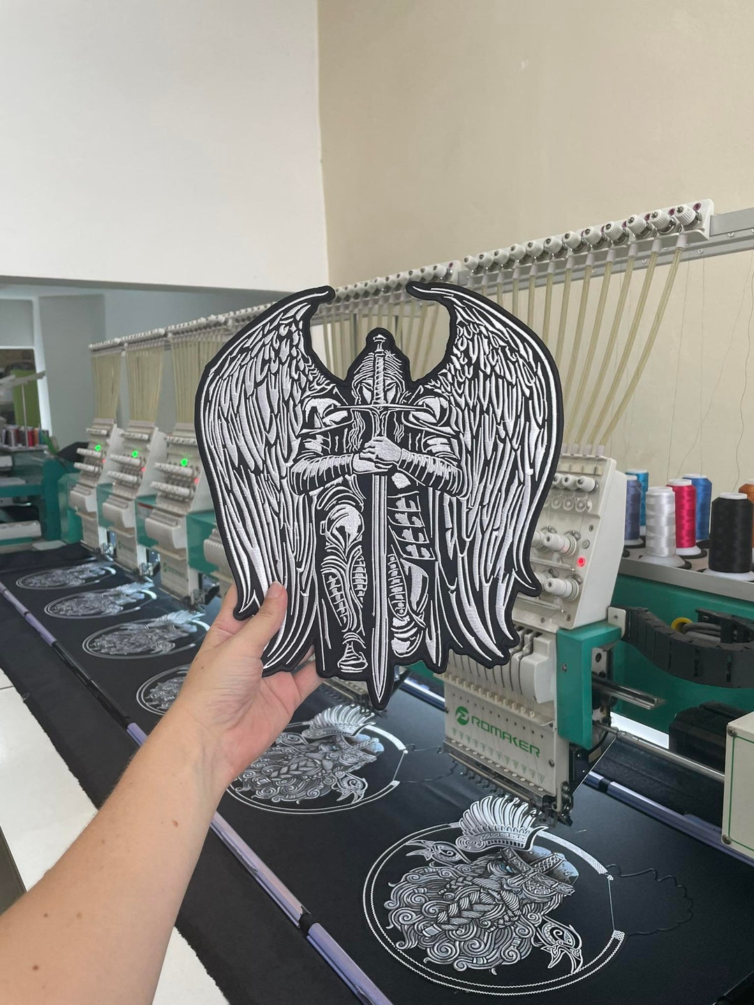 ANGEL KNIGHT Large Back Patch for Custom Biker Vest - Etsy