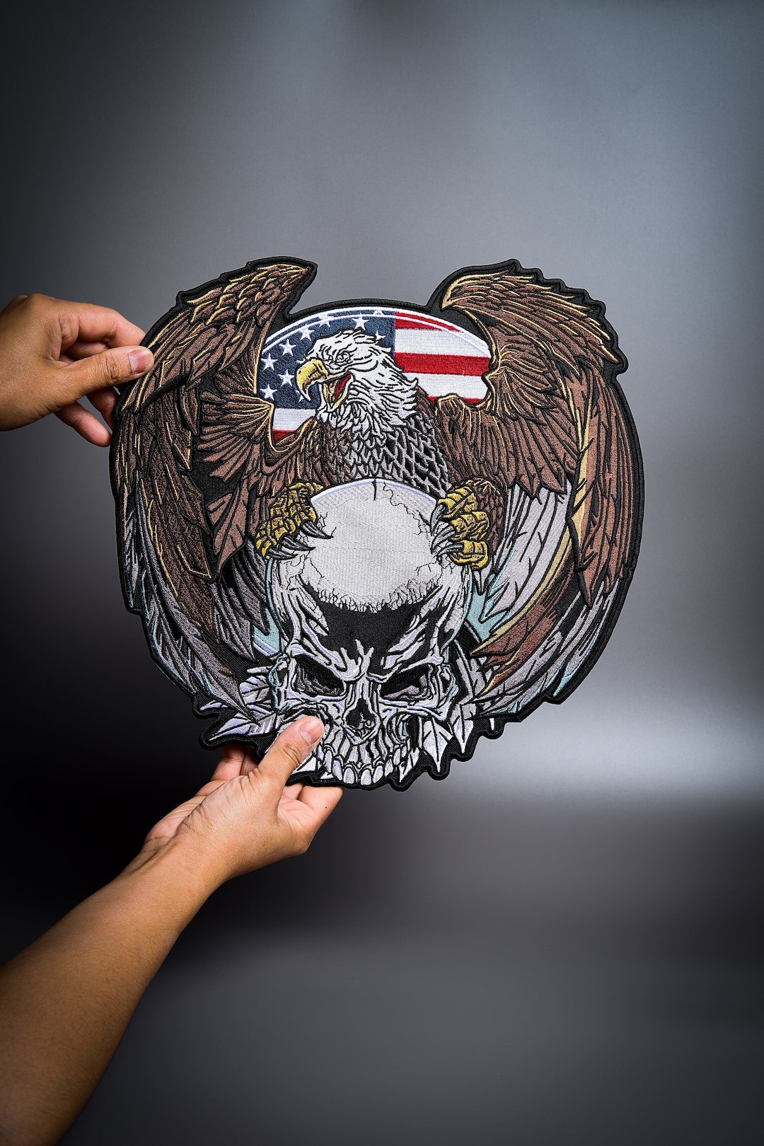 UNITED STATES EAGLE Large Back Patch for Custom Biker Vest - Etsy