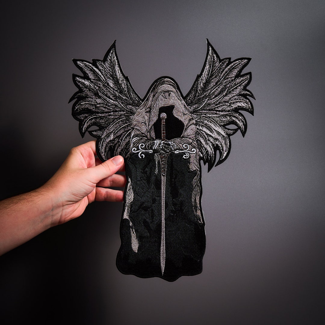 ANGEL SWORD Large Back Patch for Custom Biker Vest - Etsy