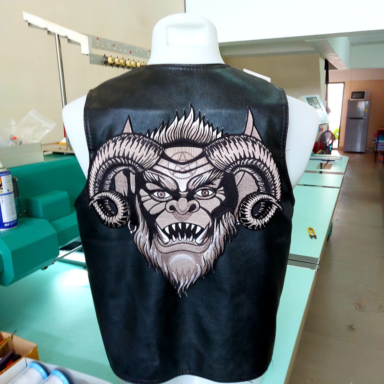 DEVIL Large Back Patch for Custom Biker Vest - Etsy