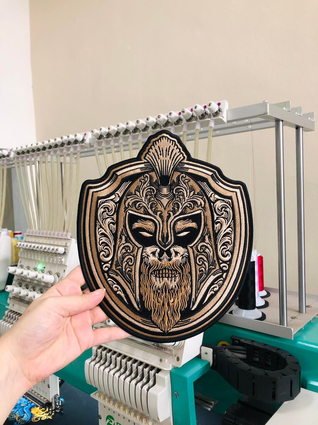 SPARTAN SHIELD Patch for Custom Biker Vest - Etsy