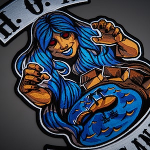 HOGS OF ANARCHY Large Back Patch Biker Vest - Etsy