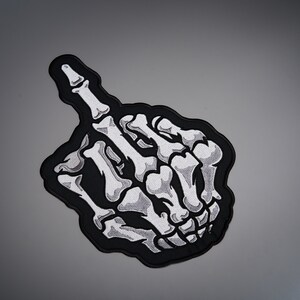 MIDDLE FINGER Patches Applique for Custom Clothes - Etsy