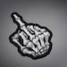 MIDDLE FINGER Patches Applique for Custom Clothes - Etsy