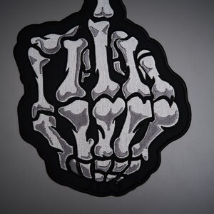 MIDDLE FINGER Patches Applique for Custom Clothes - Etsy