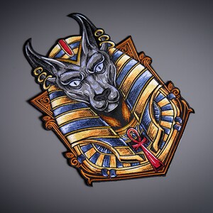 ANUBIS Large Back Patch - Etsy