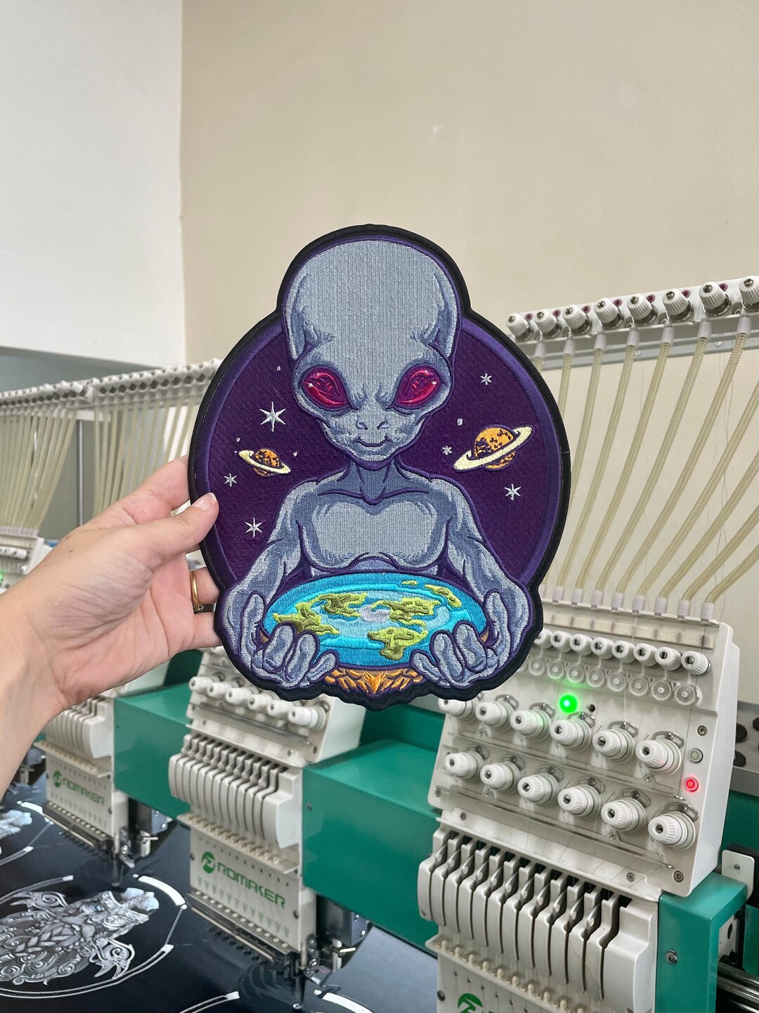 ALIEN GET EARTH Patch for Vest - Etsy