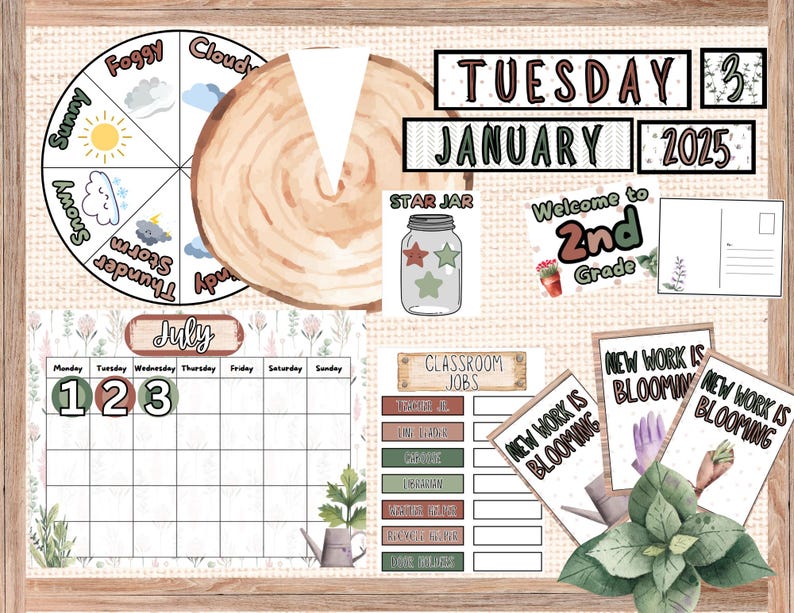 Garden Classroom Theme Bundle - Etsy