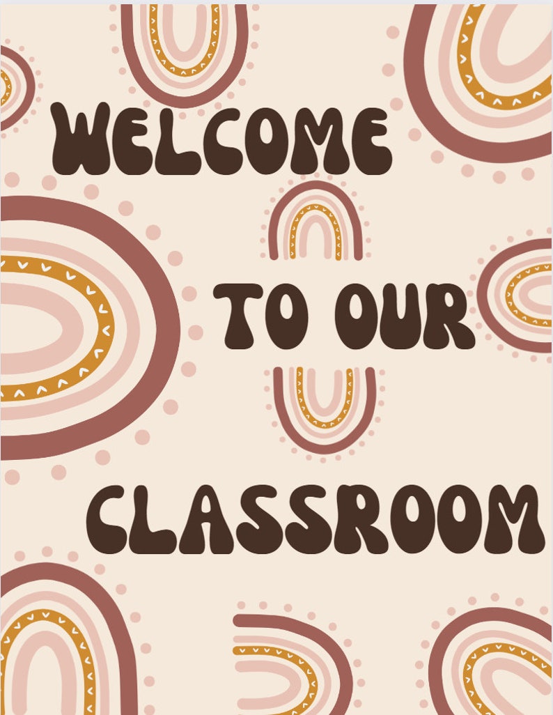 Boho Classroom Posters - Etsy