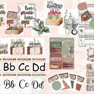 Garden Classroom Theme Bundle - Etsy