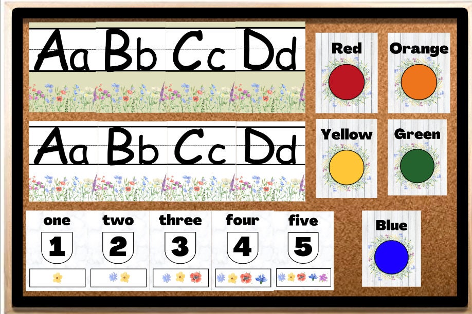 Wildflower Classroom Theme Bundle - Etsy