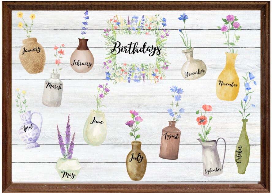 Wildflower Classroom Theme Bundle - Etsy