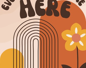 Boho Classroom Number Posters - Etsy