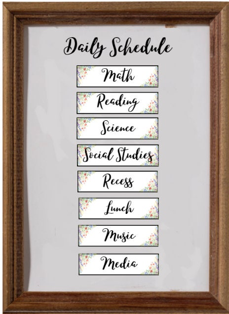 Wildflower Classroom Theme Bundle - Etsy