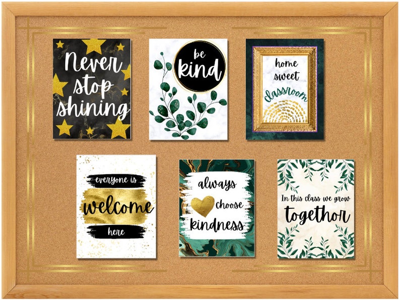 Emerald Marble Classroom Theme Bundle - Etsy