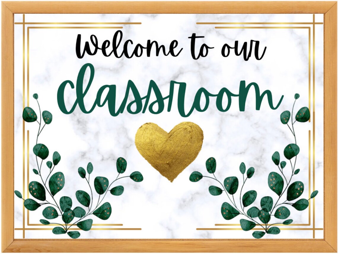 Emerald Marble Classroom Theme Bundle - Etsy