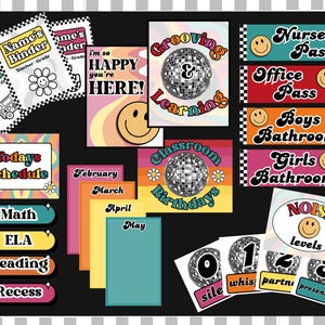 Groovy Disco Classroom Theme Bundle! - Etsy