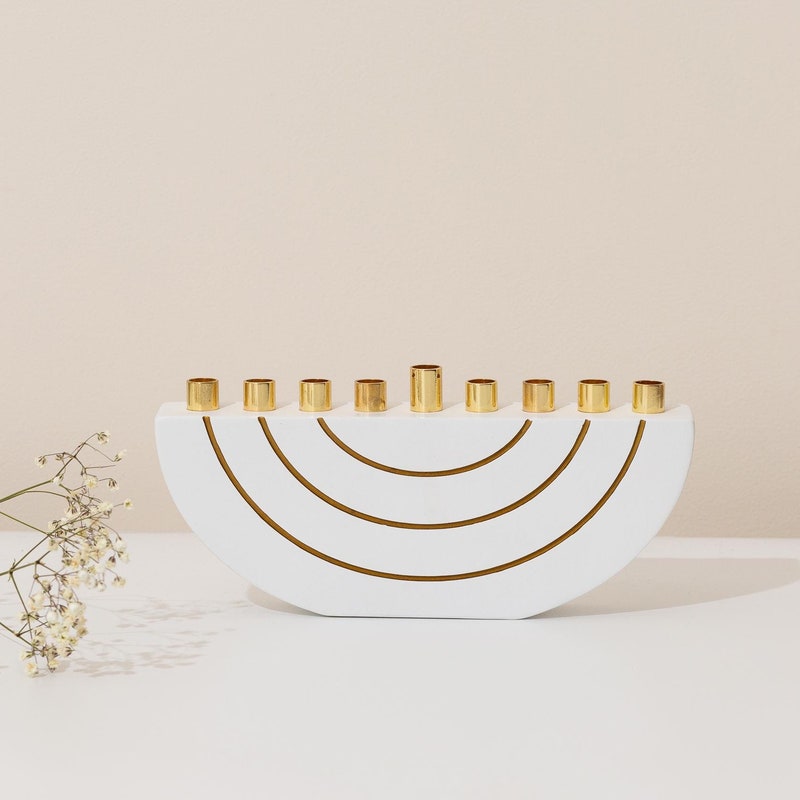 Modern Menorah - Etsy