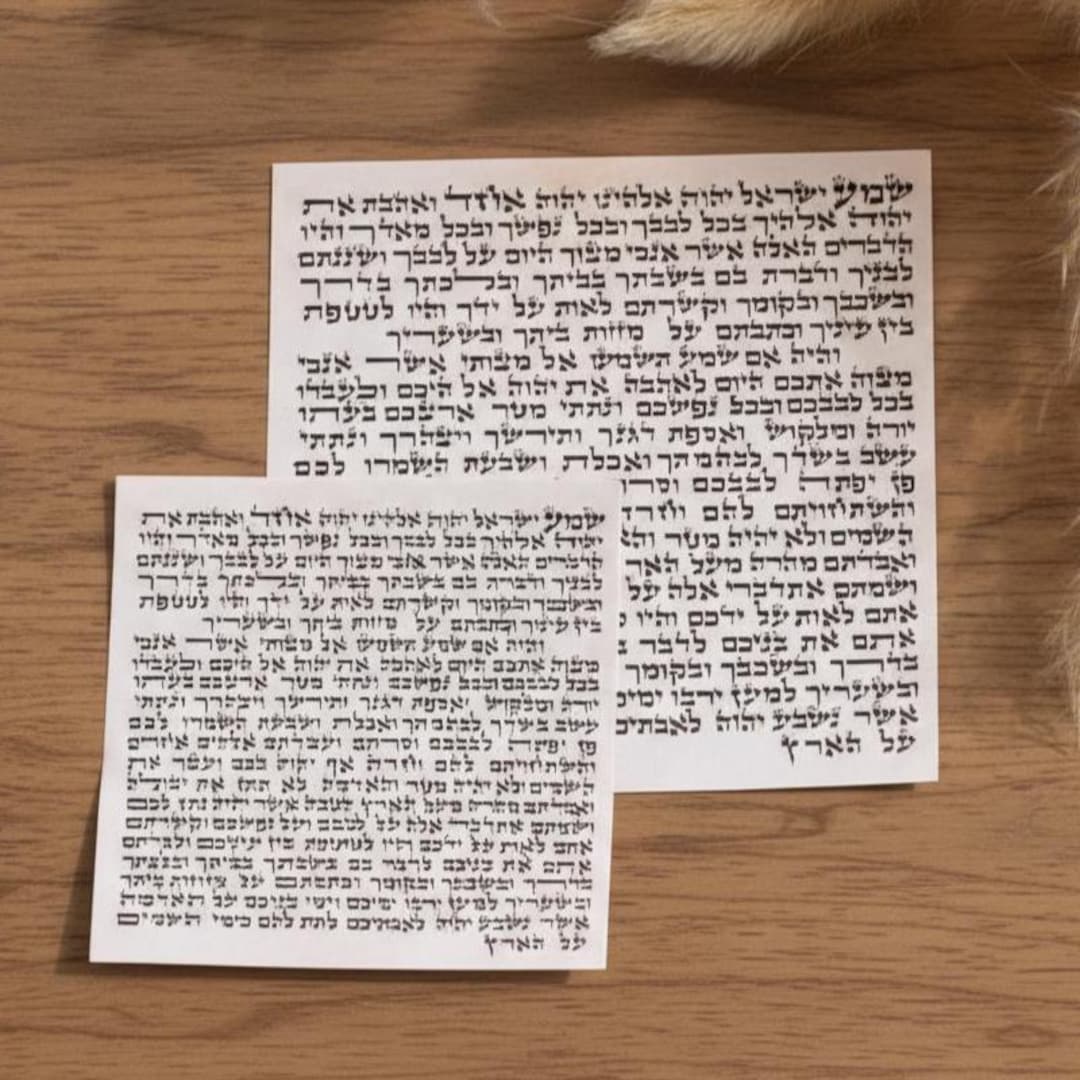 Handwritten Kosher Mezuzah Scroll for Door by Certified Jewish Sofer ...