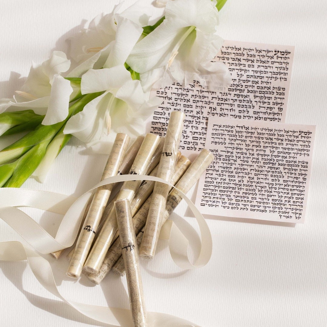 Kosher Mezuzah Scroll: Hand-written Shema Prayer on Parchment - Etsy