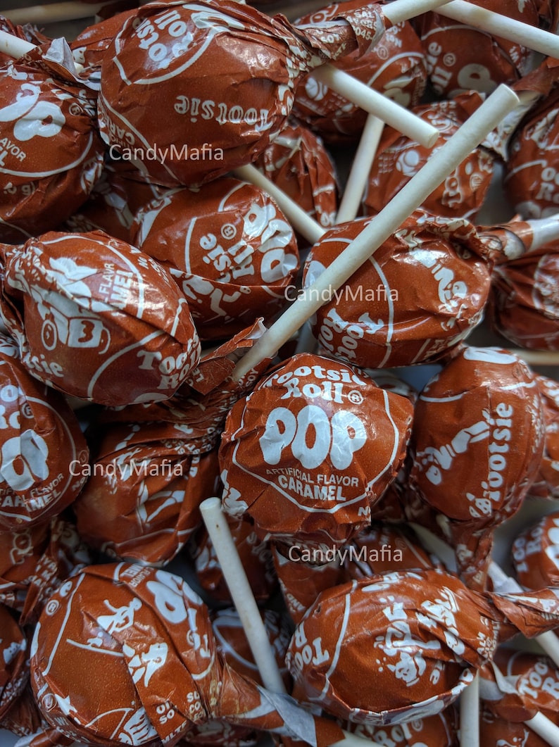 Tootsie Pop Caramel Tootsie Pops 30 Caramel Candy Suckers - Limited ...